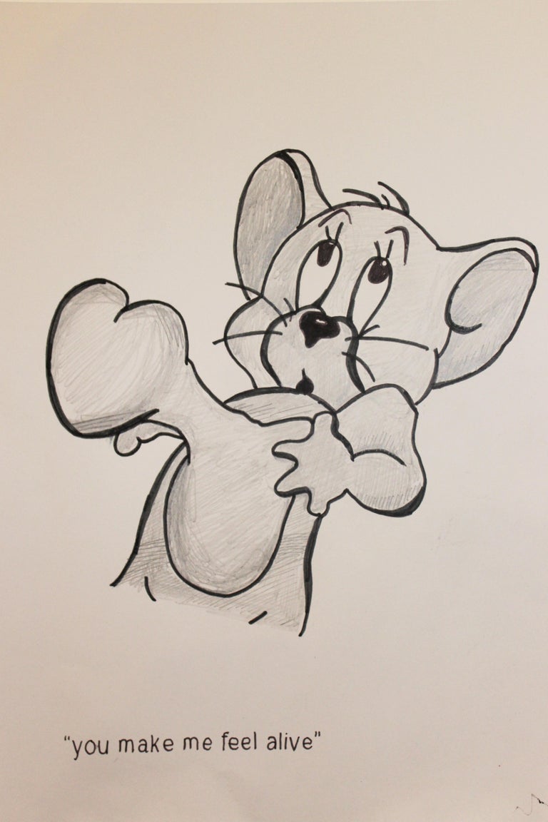 Tal Booker - You Make Me Feel Alive original minnie mouse drawing ...