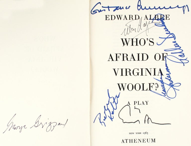 Edward Albee - Who's Afraid of Virginia Woolf? For Sale at 1stDibs