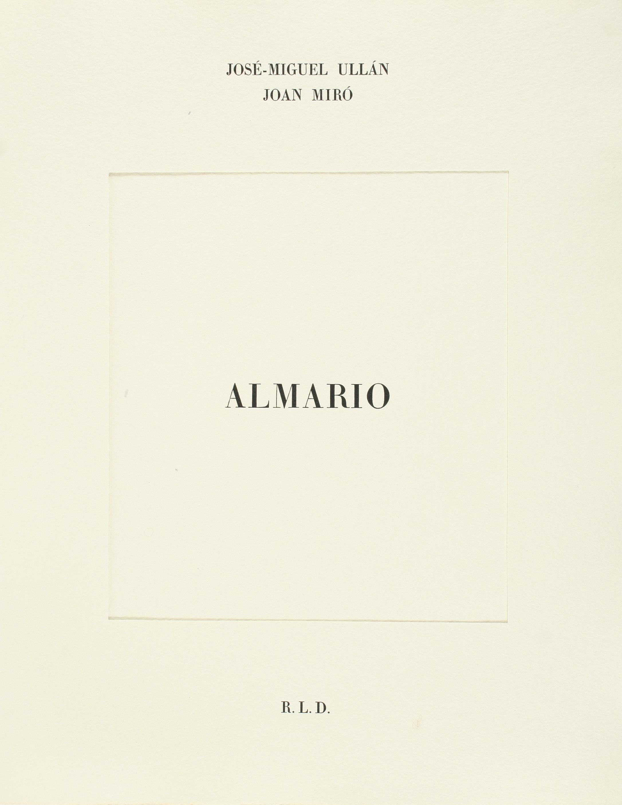 Joan Miró - Almario at 1stDibs | xuan miro