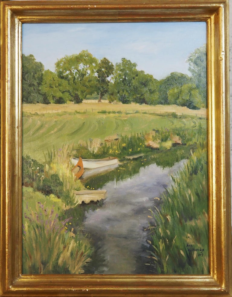 Ann Witheridge - On the river Stour, Suffolk at 1stDibs