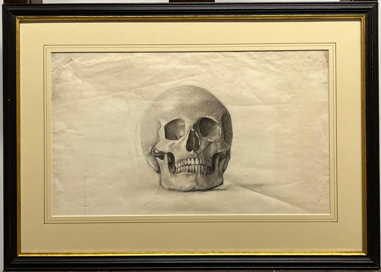 E. Rusch - Memento mori - A study of a Skull For Sale at 1stDibs