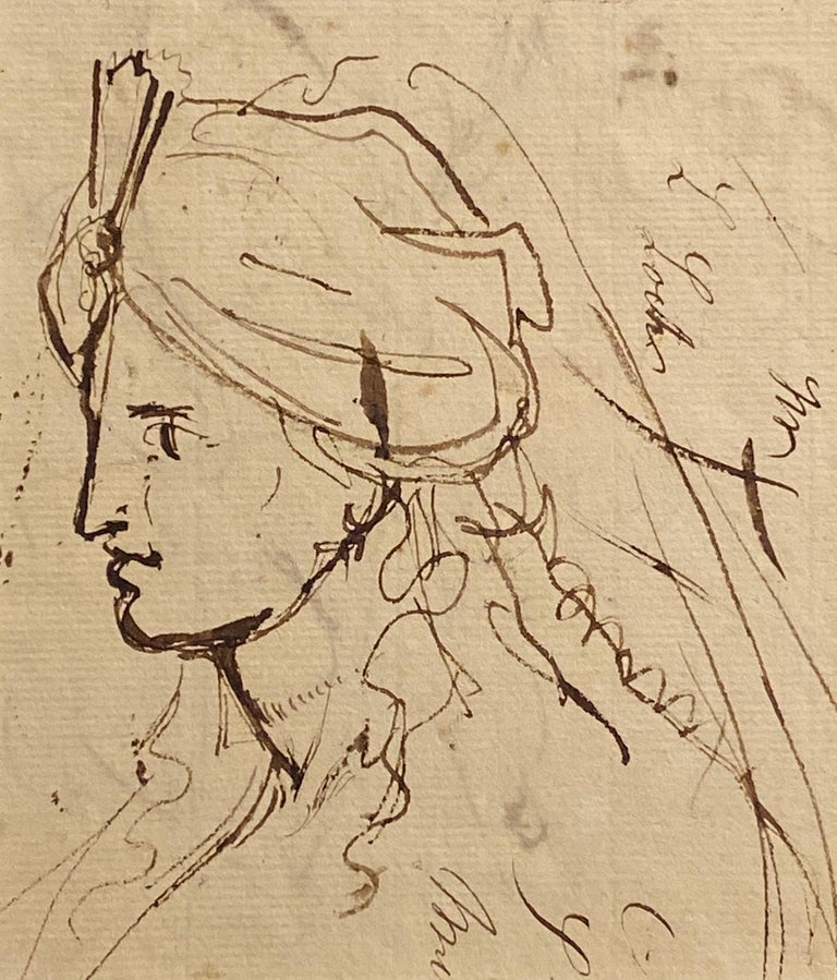 William Locke the Younger - Portrait Sketch - Figurative study of a ...