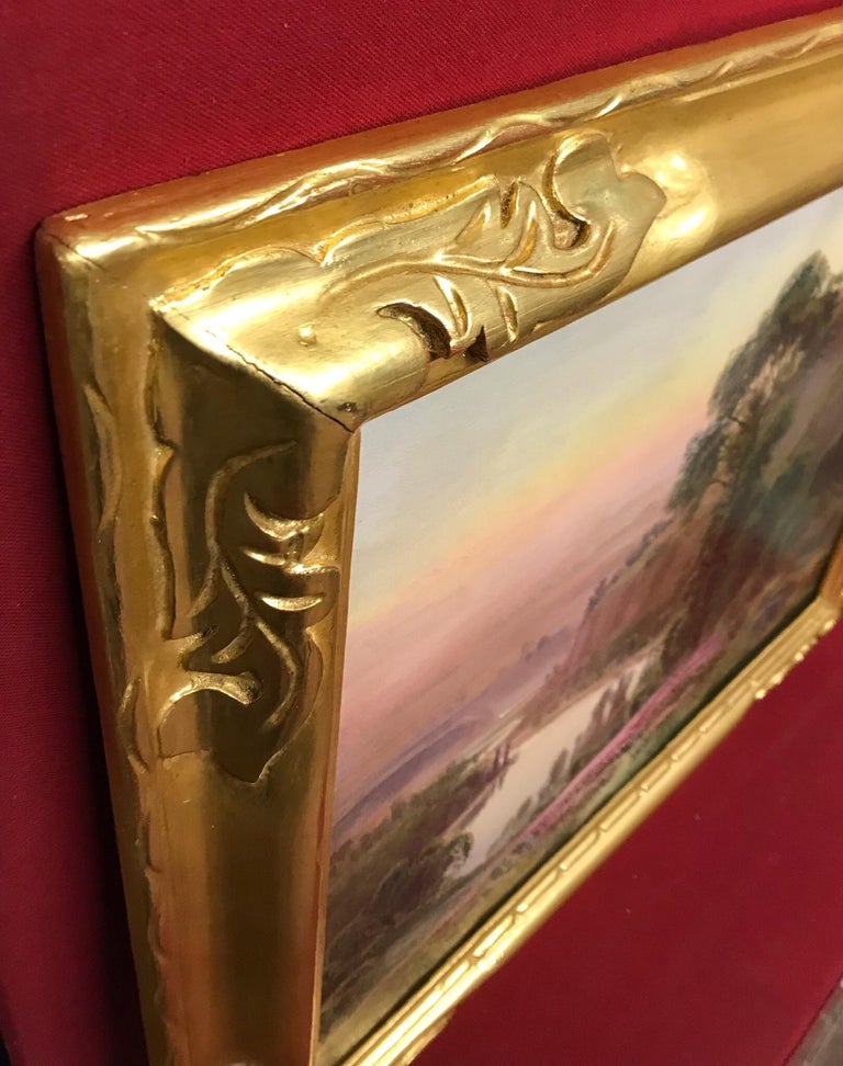 Gaston ANGLADE - Landcape View from La Creuse in France - painting 19th ...