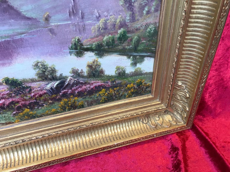 ANGLADE Gaston or Léon - Landscape from French Countryside For Sale at ...
