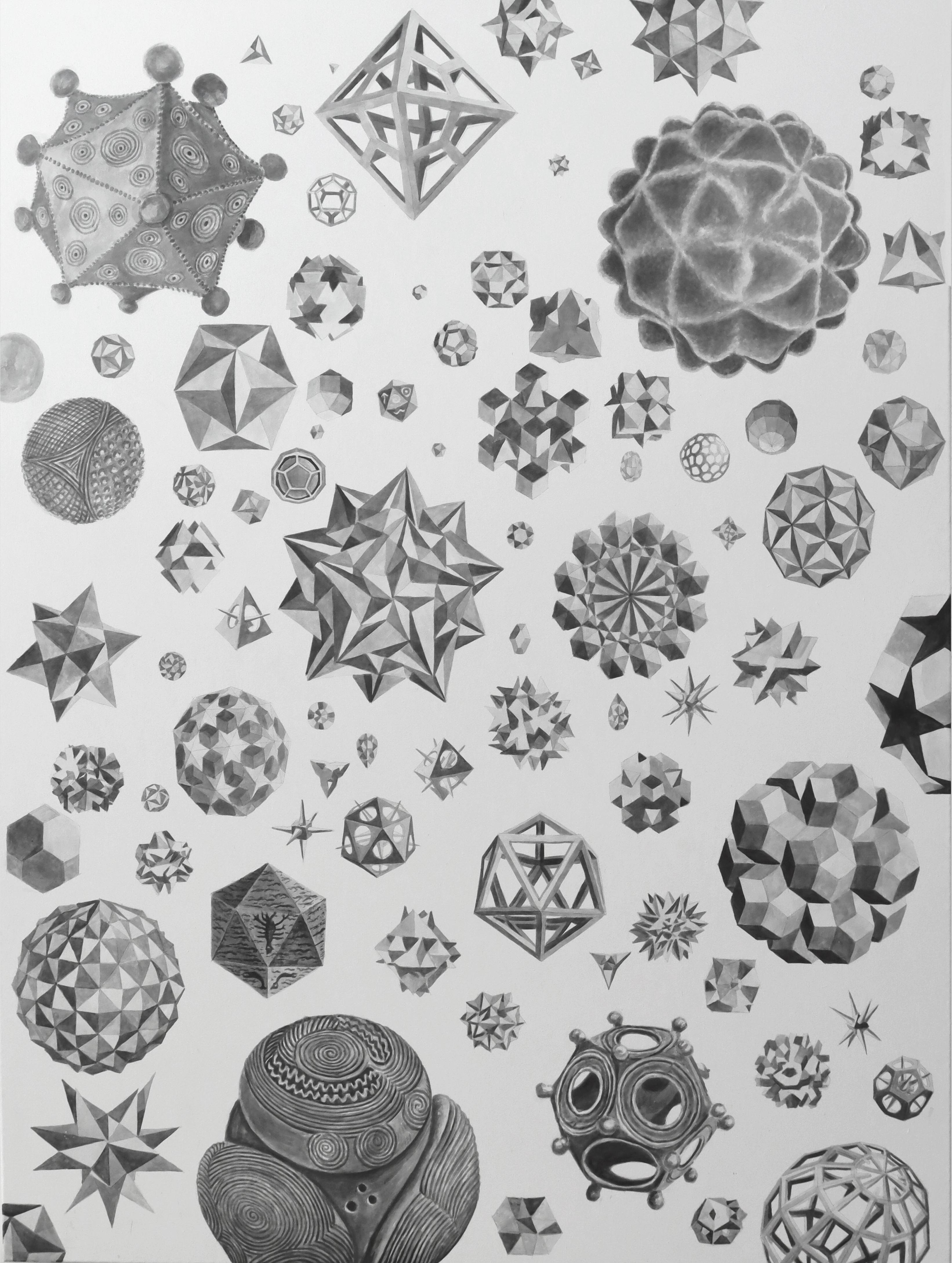 James Bonachea Guerra - Cielo de Platón 1. Painting From the series ...