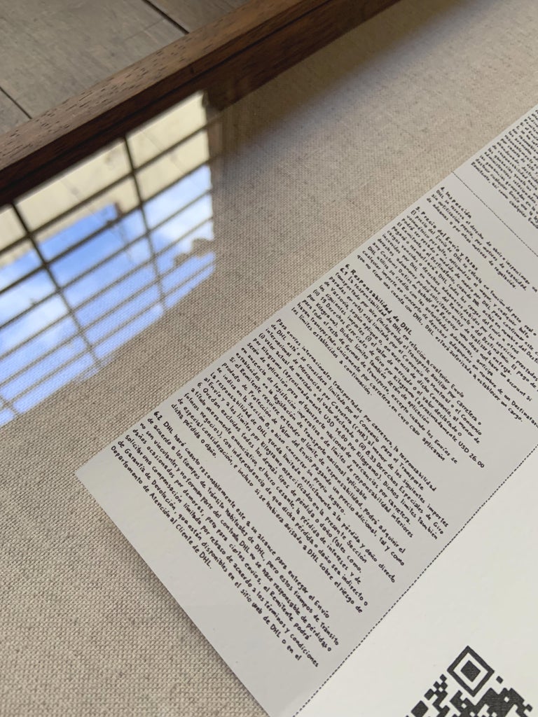 Rodrigo Spinel - GUIA FEDEX Tracking. Drawing on paper From The Series ...