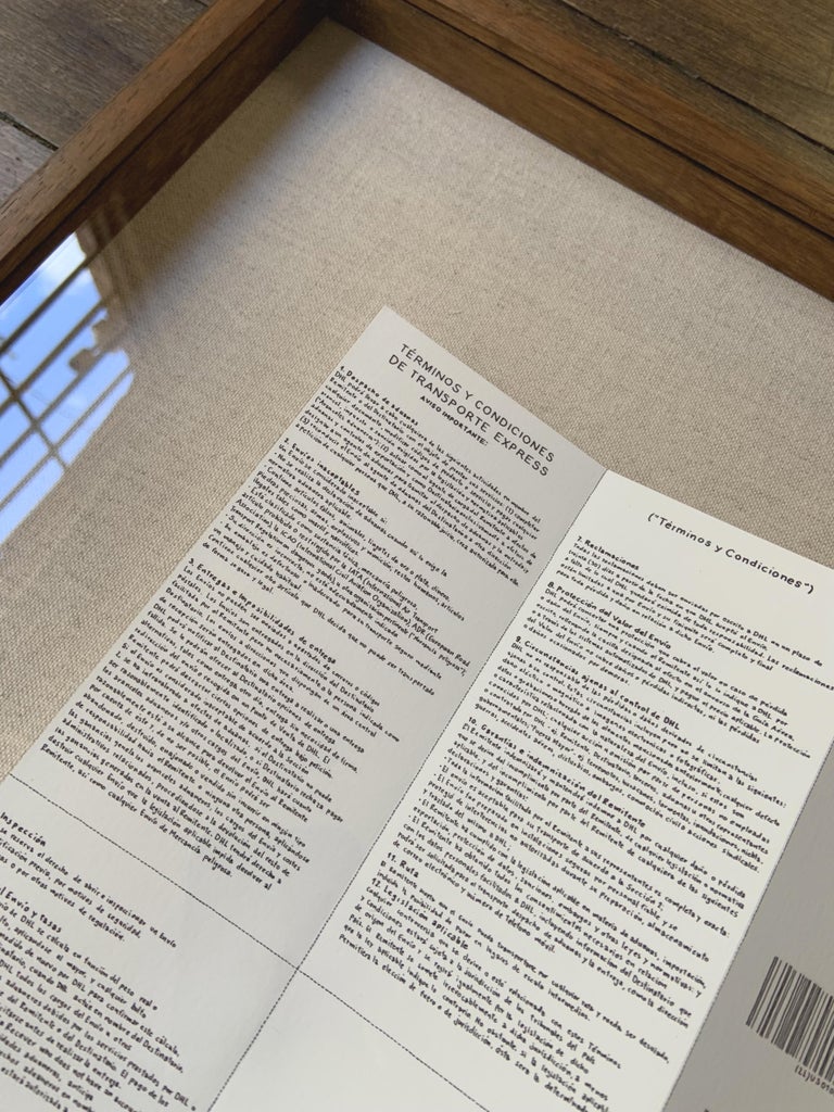 Rodrigo Spinel - GUIA FEDEX Tracking. Drawing on paper From The Series ...