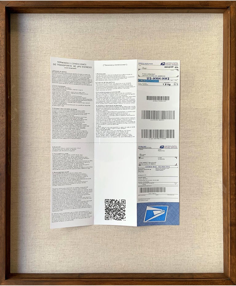 Rodrigo Spinel - GUIA USPS. One of a Kind (Framed) For Sale at 1stDibs