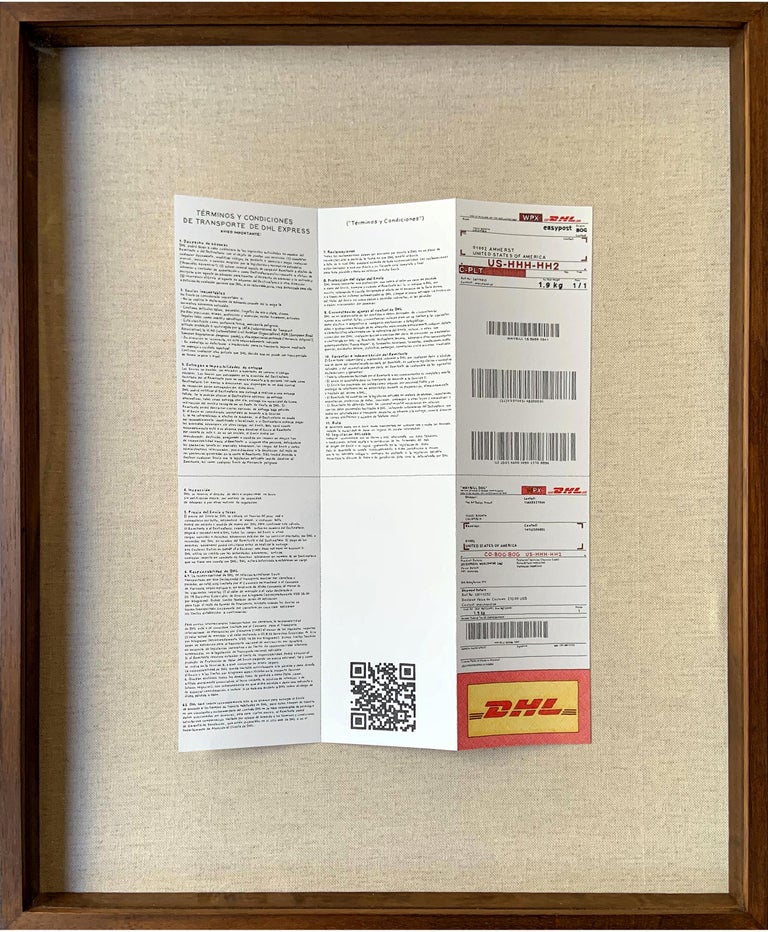 Rodrigo Spinel - GUIA DHL. Suivi. Dessin sur papier Conditions ...