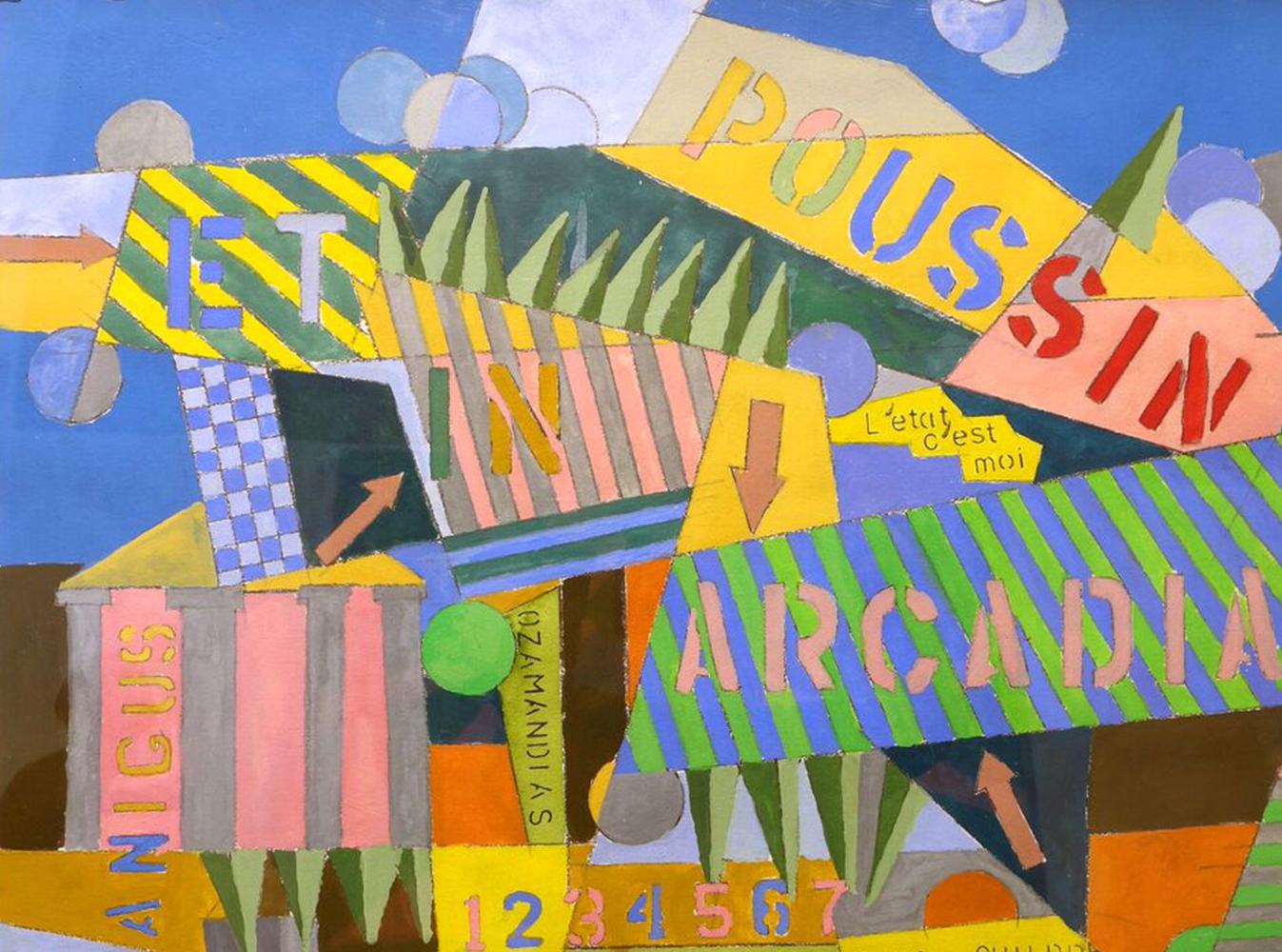 Charlie Scheips - Poussin. Painting From the Invention series. For Sale ...