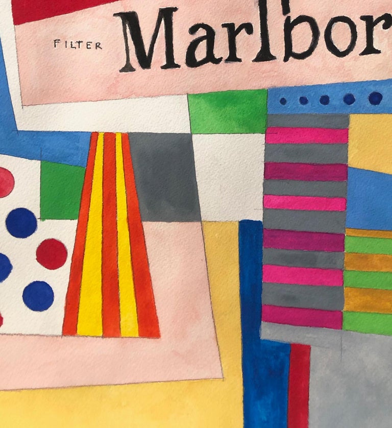 Charlie Scheips - Staples, Marlboros, 2019. Painting From the Invention ...