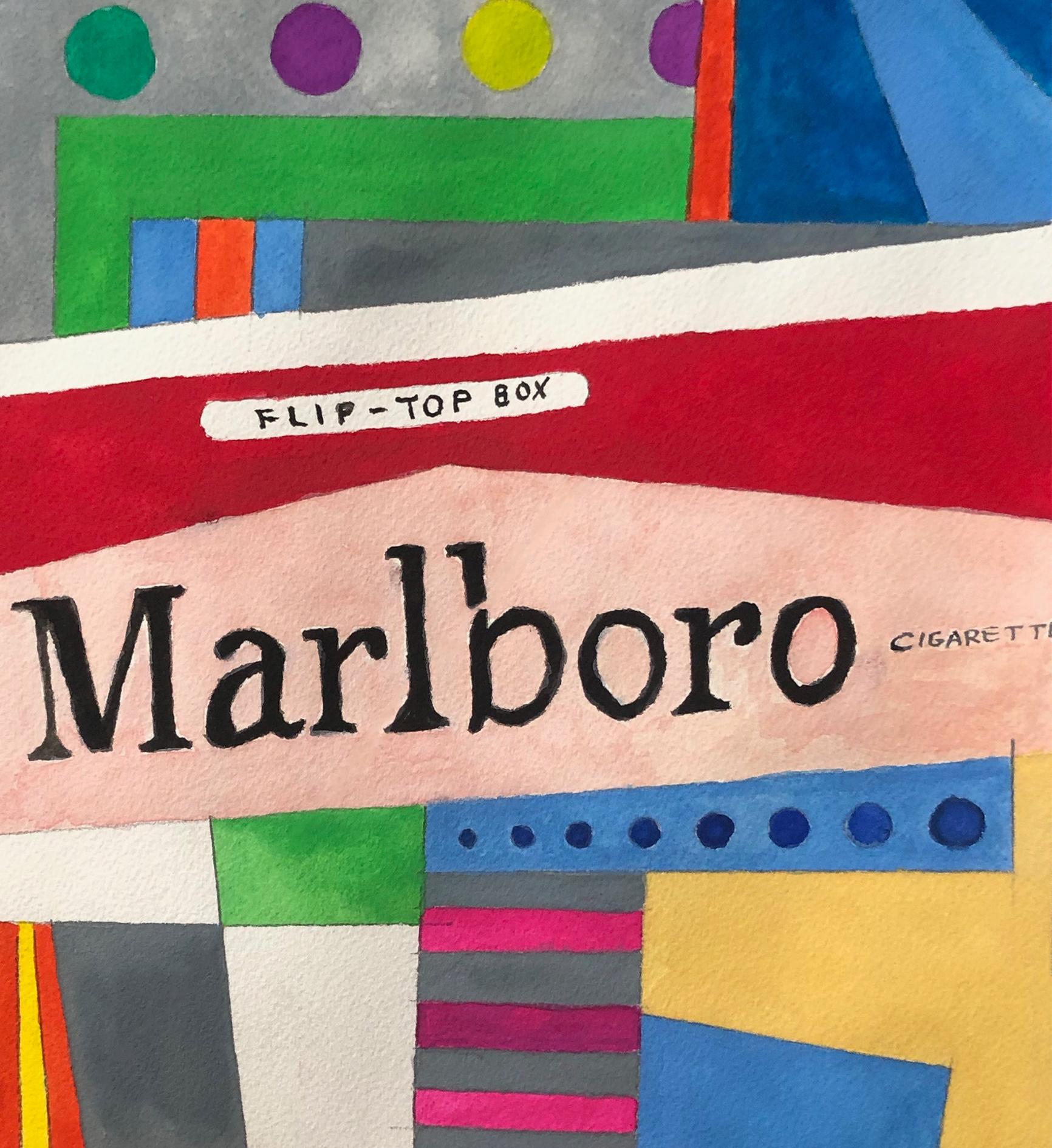 Charlie Scheips - Staples, Marlboros, 2019. Painting From the Invention ...