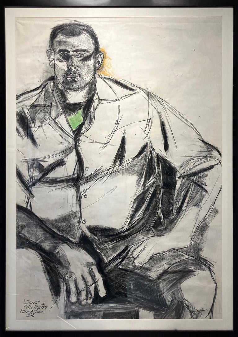 Celso José Castro Daza - Jairo- Portrait. Watercolour and ink on ...