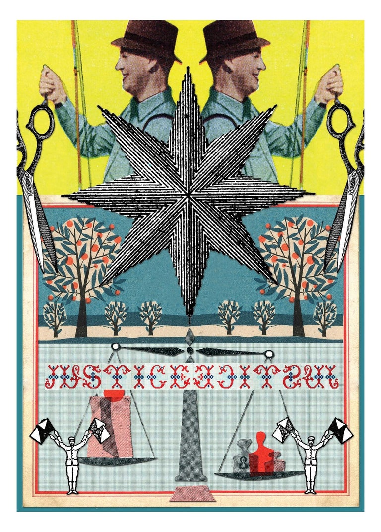 Emma Anna - 8 / Justice, From The Tarot of The Golden Scissors Series ...