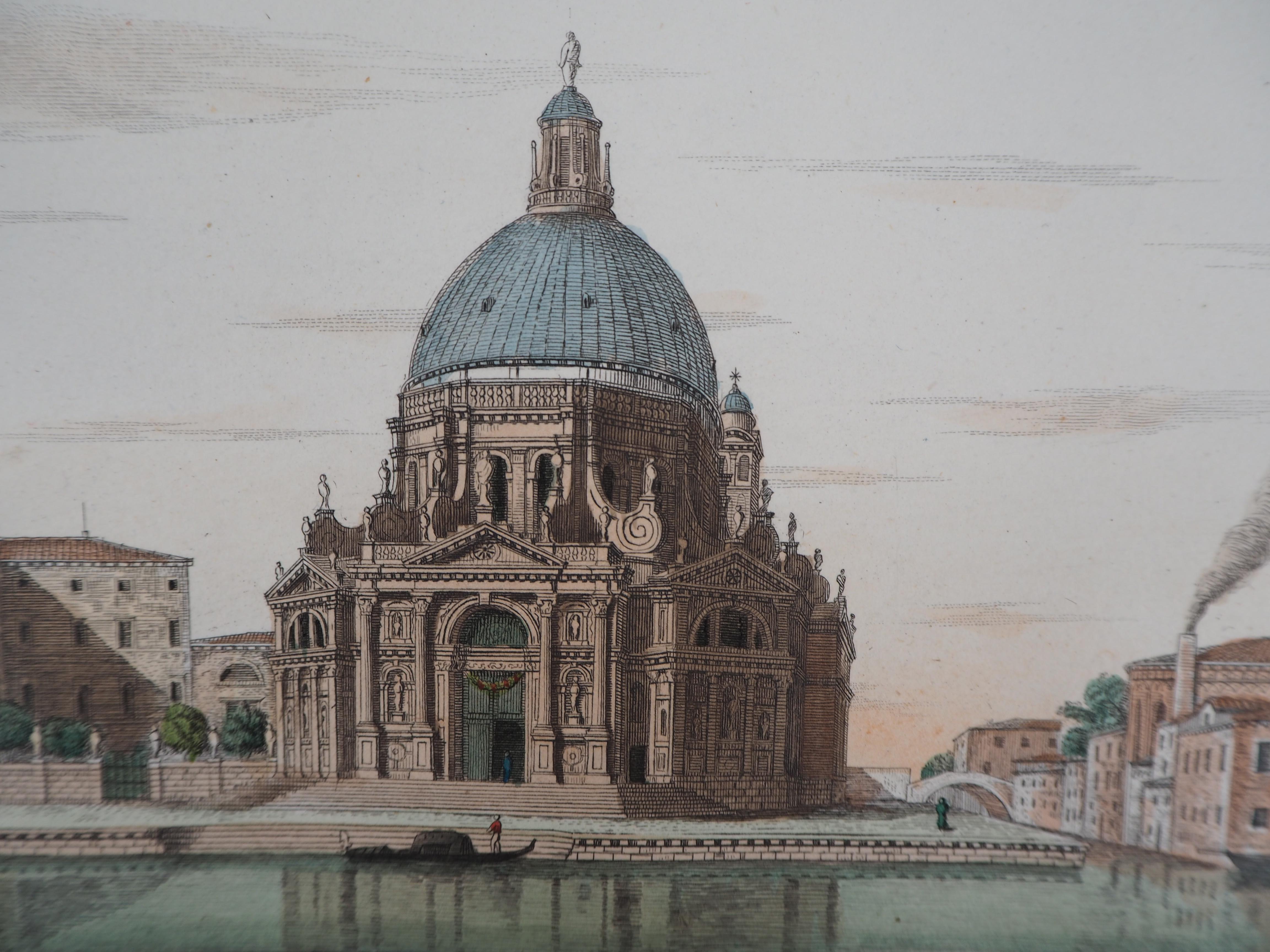 Dionisio Moretti - Venice, Santa Maria della Salute Church - Original ...