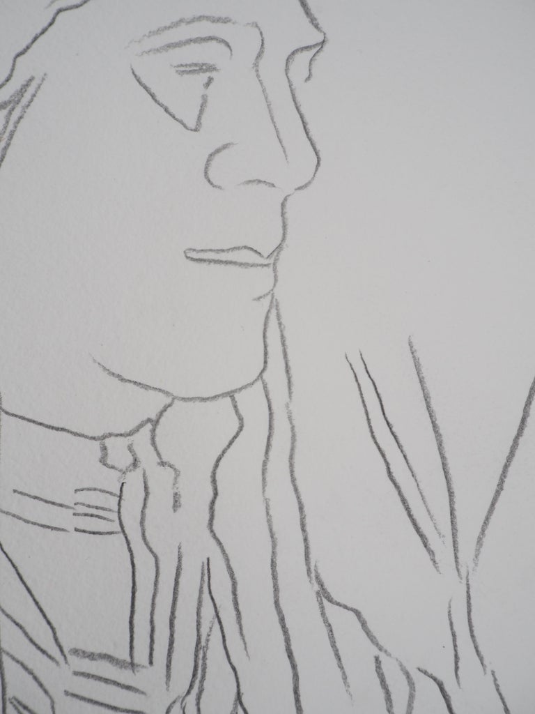 Andy Warhol - Indian : War Bonnet - Original pencil drawing (Warhol ...