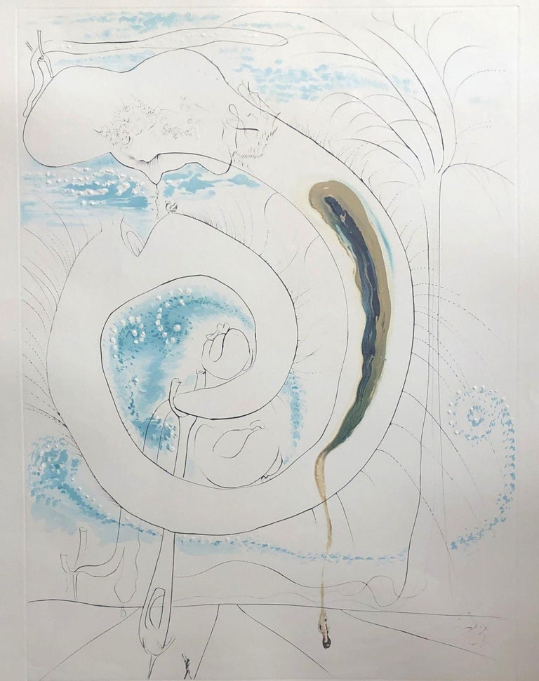 Salvador Dalí­ - The Visceral Circle of the Cosmos - Original Etching ...