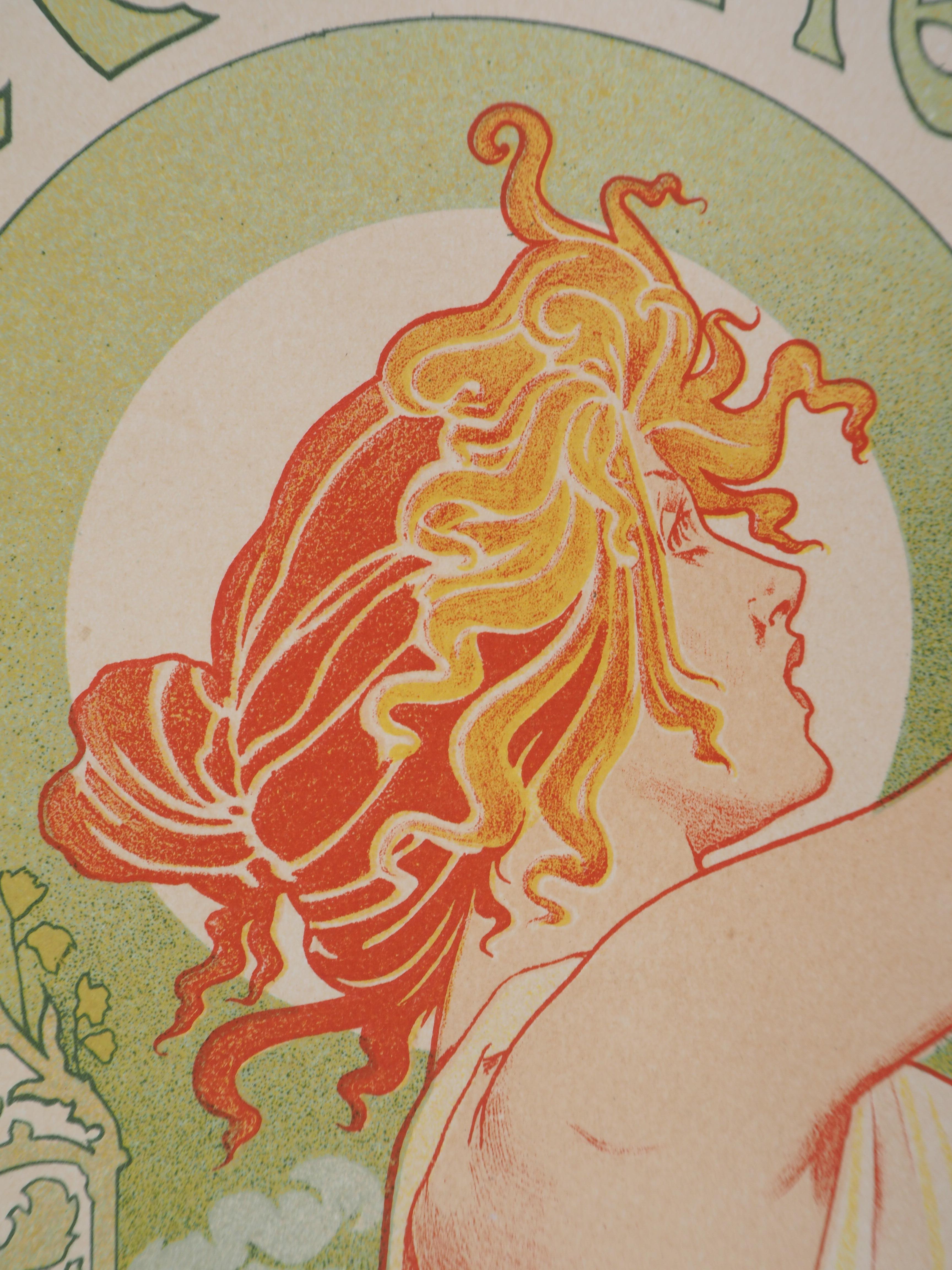 Henri PRIVAT-LIVEMONT - Absinthe Robette - Lithographie (Les Matres de ...