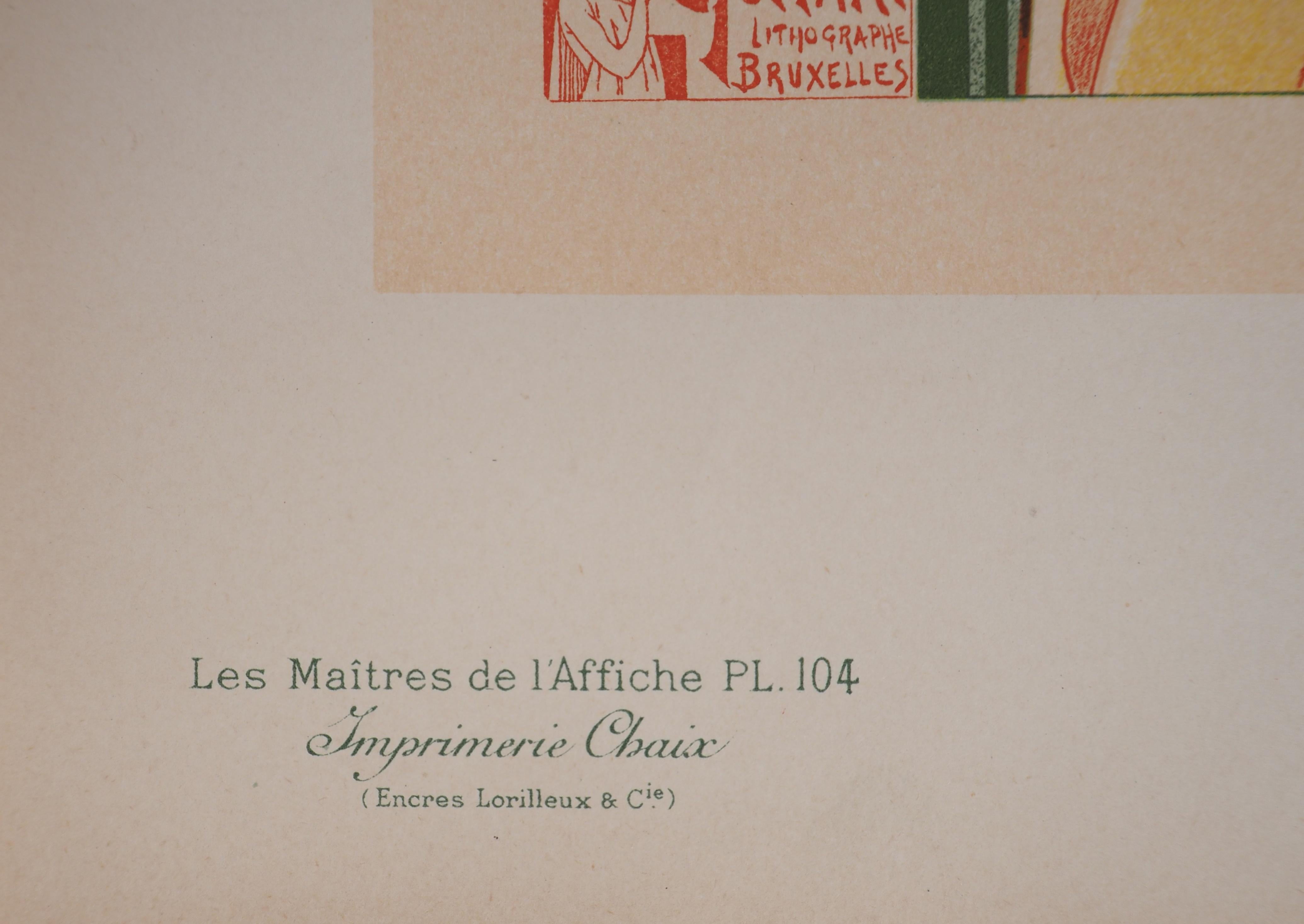 Henri PRIVAT-LIVEMONT - Absinthe Robette - Lithographie (Les Matres de ...