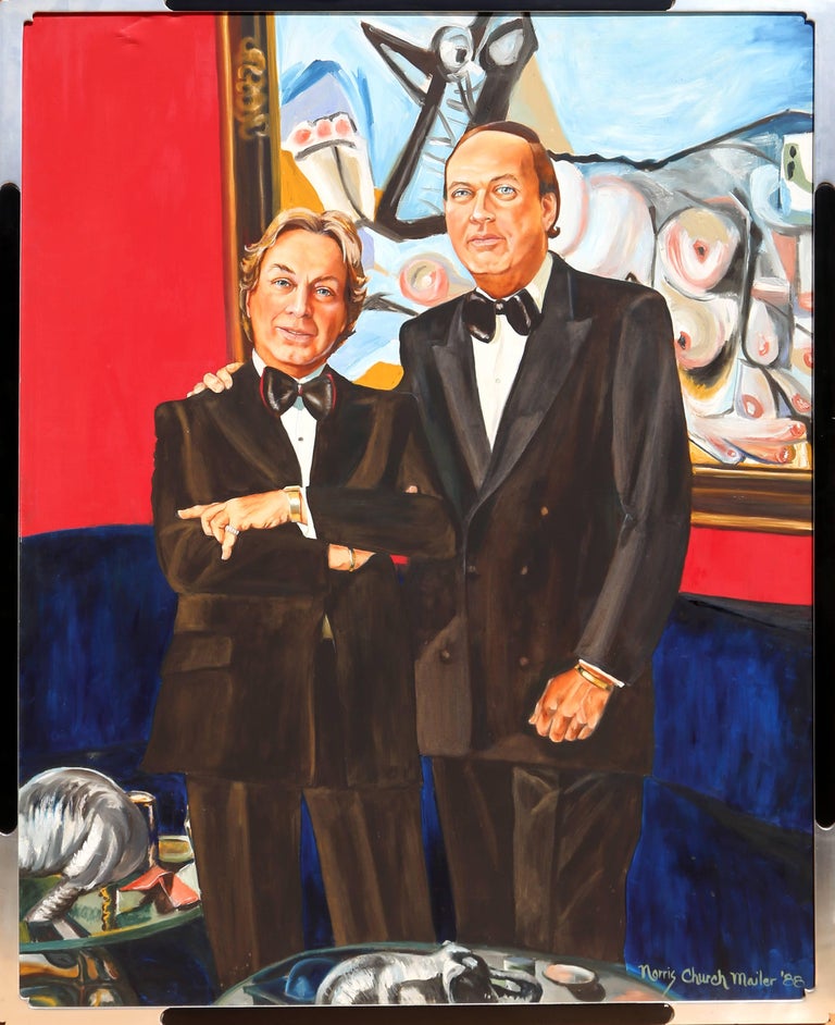 Norris Church Mailer - "Arnold Scaasi and Parker Ladd" Portrait by ...