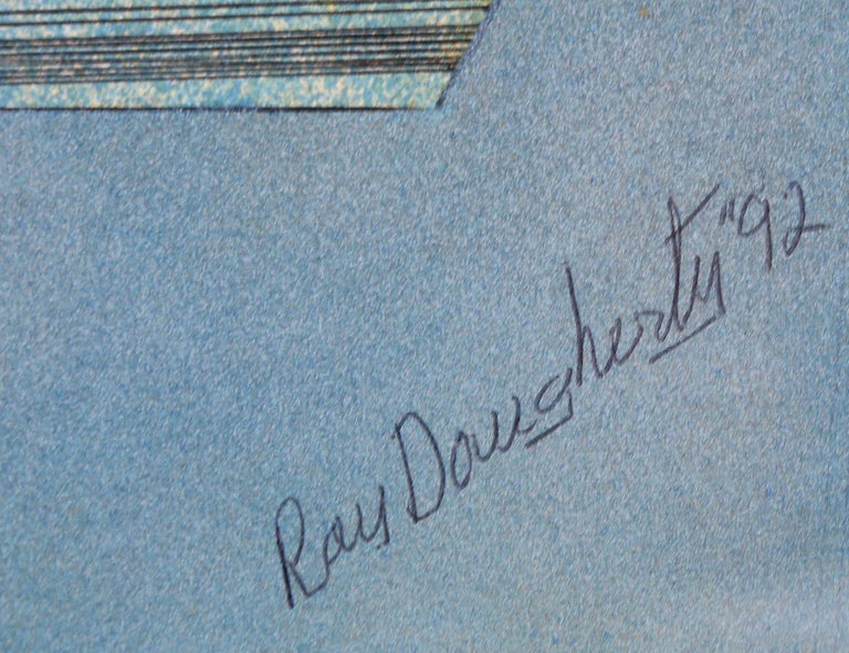 Ray Dougherty - "Thrust", Geometric Abstract painting by Ray Dougherty ...