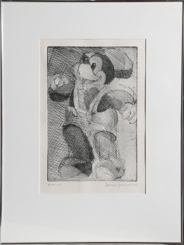 Bernard Greenwald - Mickey Mouse #1, Etching by Bernard Greenwald For ...