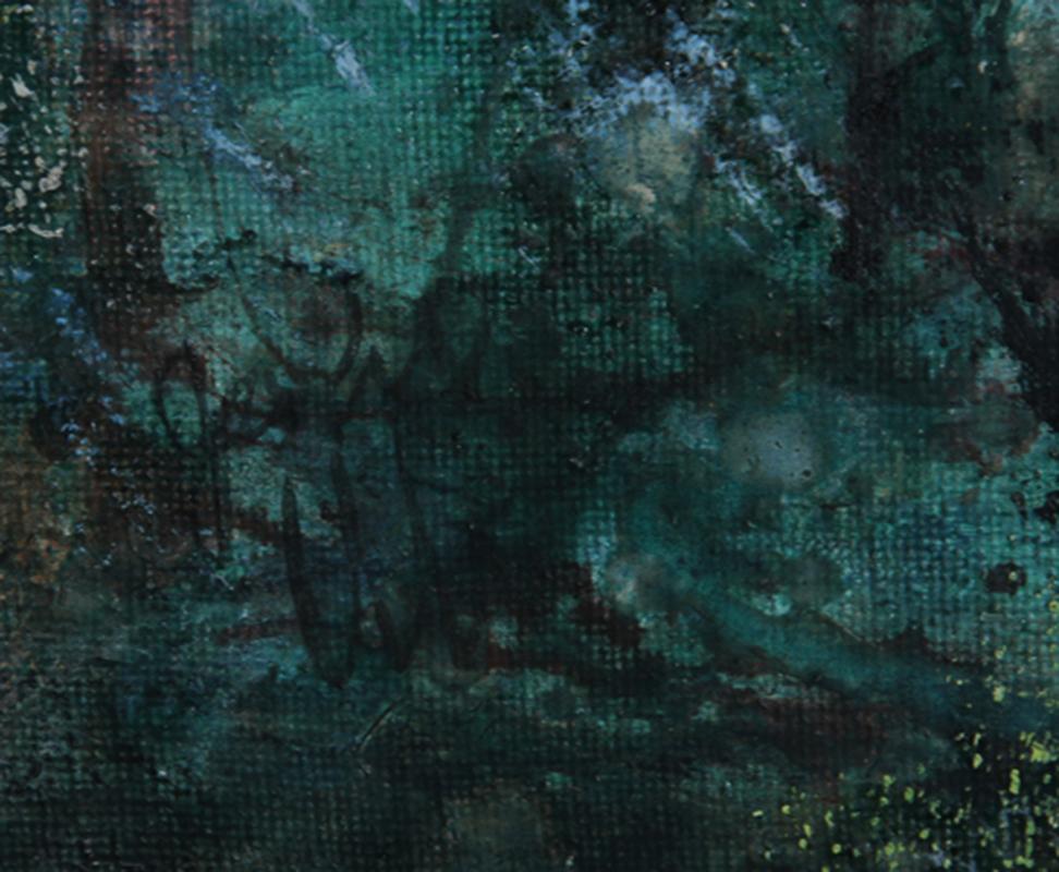 John Uht - Two Abstract Figures, Oil Painting by John Uht For Sale at ...