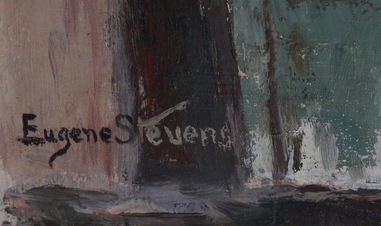 Eugene Stevens - Boat Dock, Oil Painting by Eugene Stevens For Sale at ...