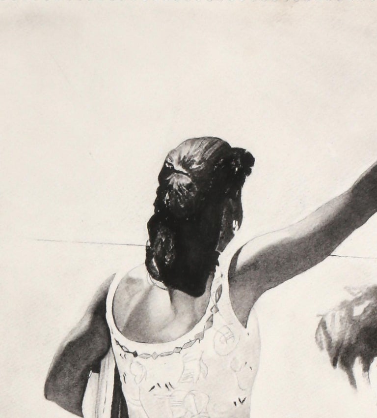Nathaniel Tatum - Tired Feet for a Tired Soul, Charcoal Drawing by ...