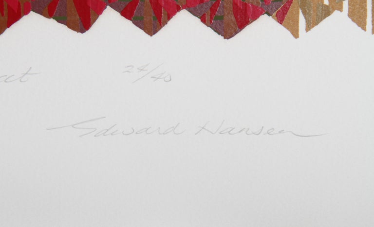 Edward Hansen - Serghana Wheat, Abstract Screenprint by Edward Hansen ...