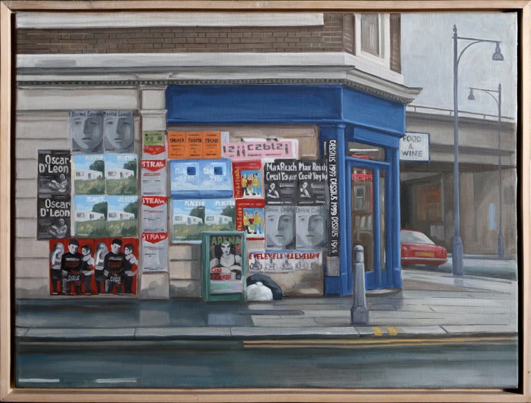 John James - Kate, Cityscape Oil Painting by John James For Sale at 1stDibs