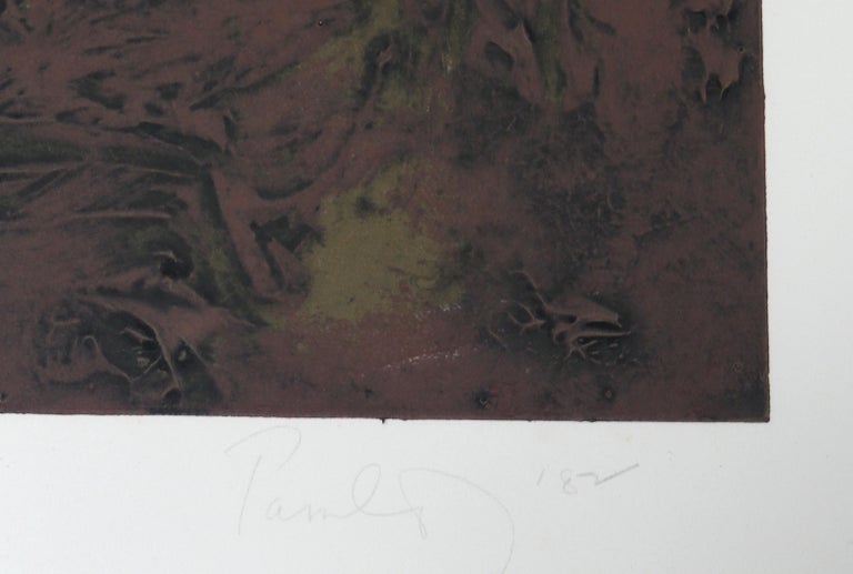 Pat Passlof - Abstract Expressionist Monotype by Pat Passlof For Sale ...