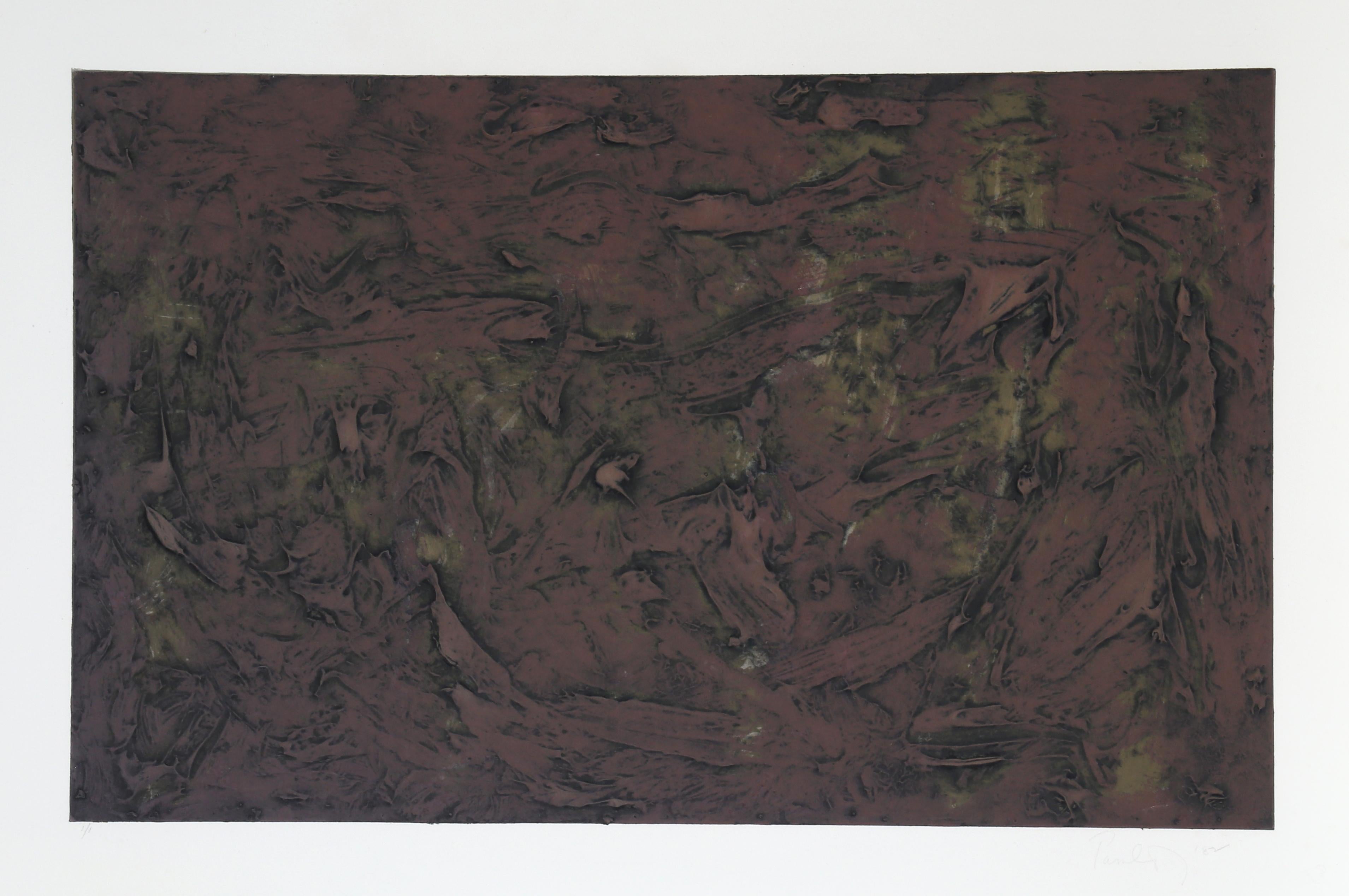 Pat Passlof - Abstract Expressionist Monotype by Pat Passlof For Sale ...
