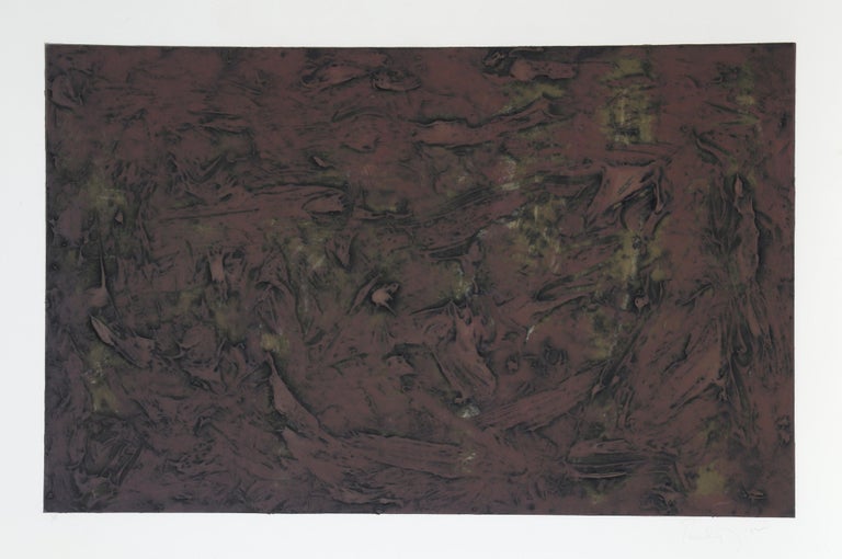Pat Passlof - Abstract Expressionist Monotype by Pat Passlof For Sale ...