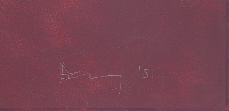 Robyn Denny - Signatures II, Minimalist Mixed Media Painting by Robyn ...