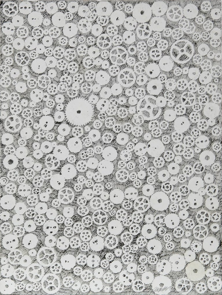 Arman - Watch Gears, Ink Drawing For Sale at 1stDibs