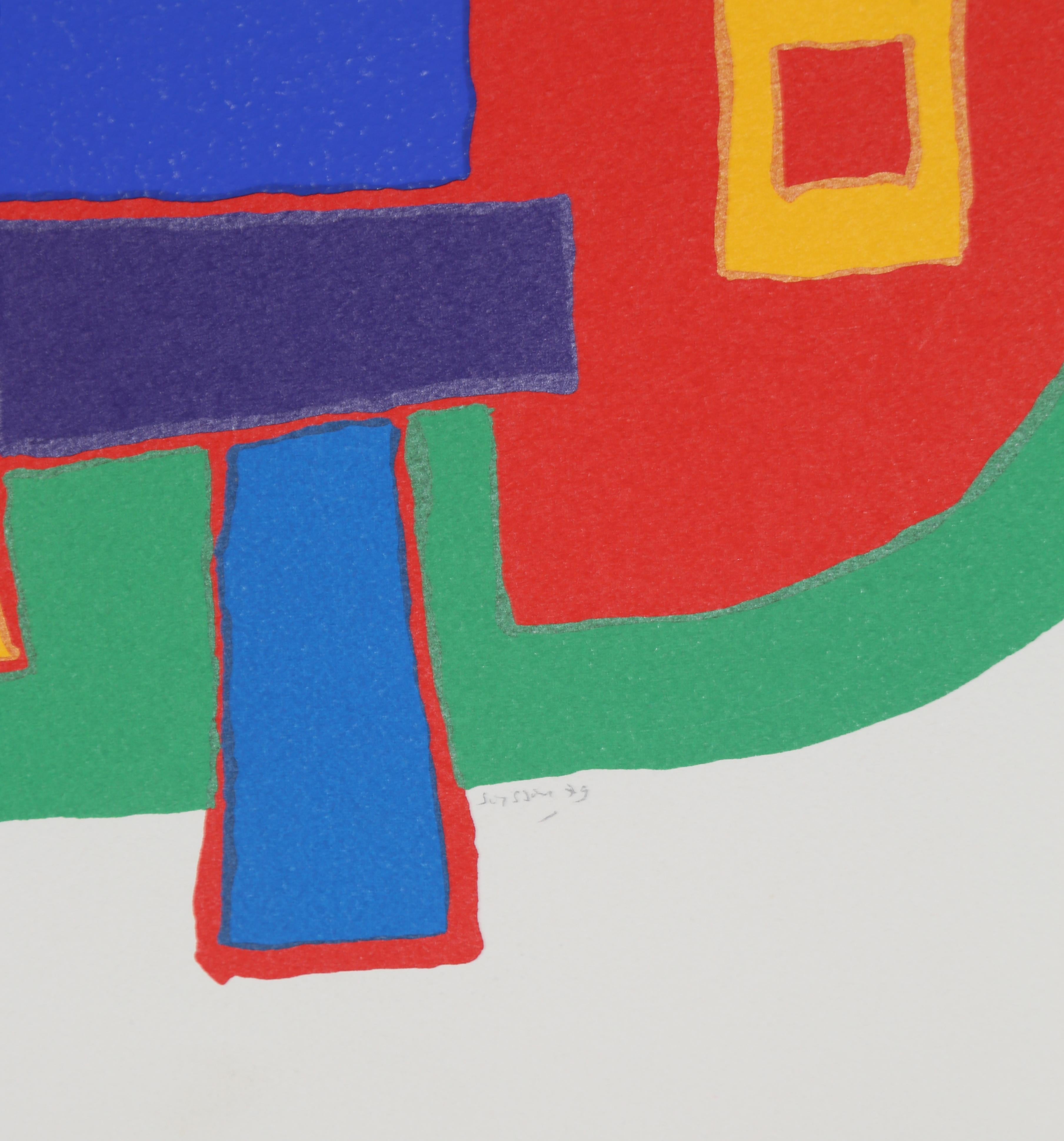 Jacques Soisson - Green Psychedelic Silkscreen by Jacques Soisson at ...