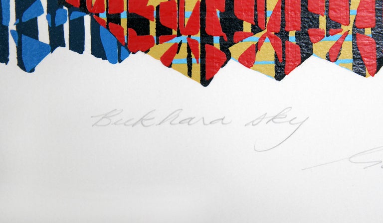Edward Hansen - Buckhara Sky, Abstract Screenprint by Edward Hansen For ...