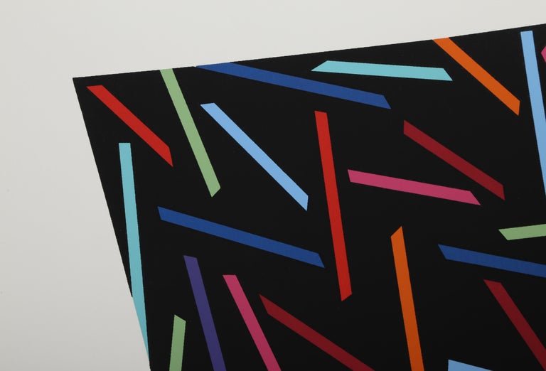 Alan Cote - Colorful Abstract from New York 10, Alan Cote 1969 For Sale ...