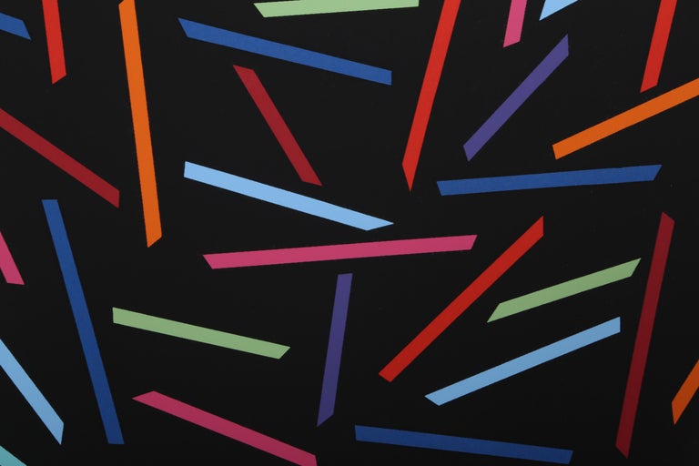 Alan Cote - Colorful Abstract from New York 10, Alan Cote 1969 For Sale ...
