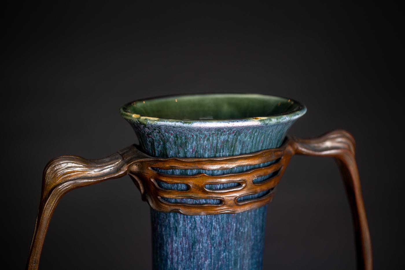 Otto Eckmann - Waterlily Vase by Otto Eckmann, Jugendstil Vase For Sale ...