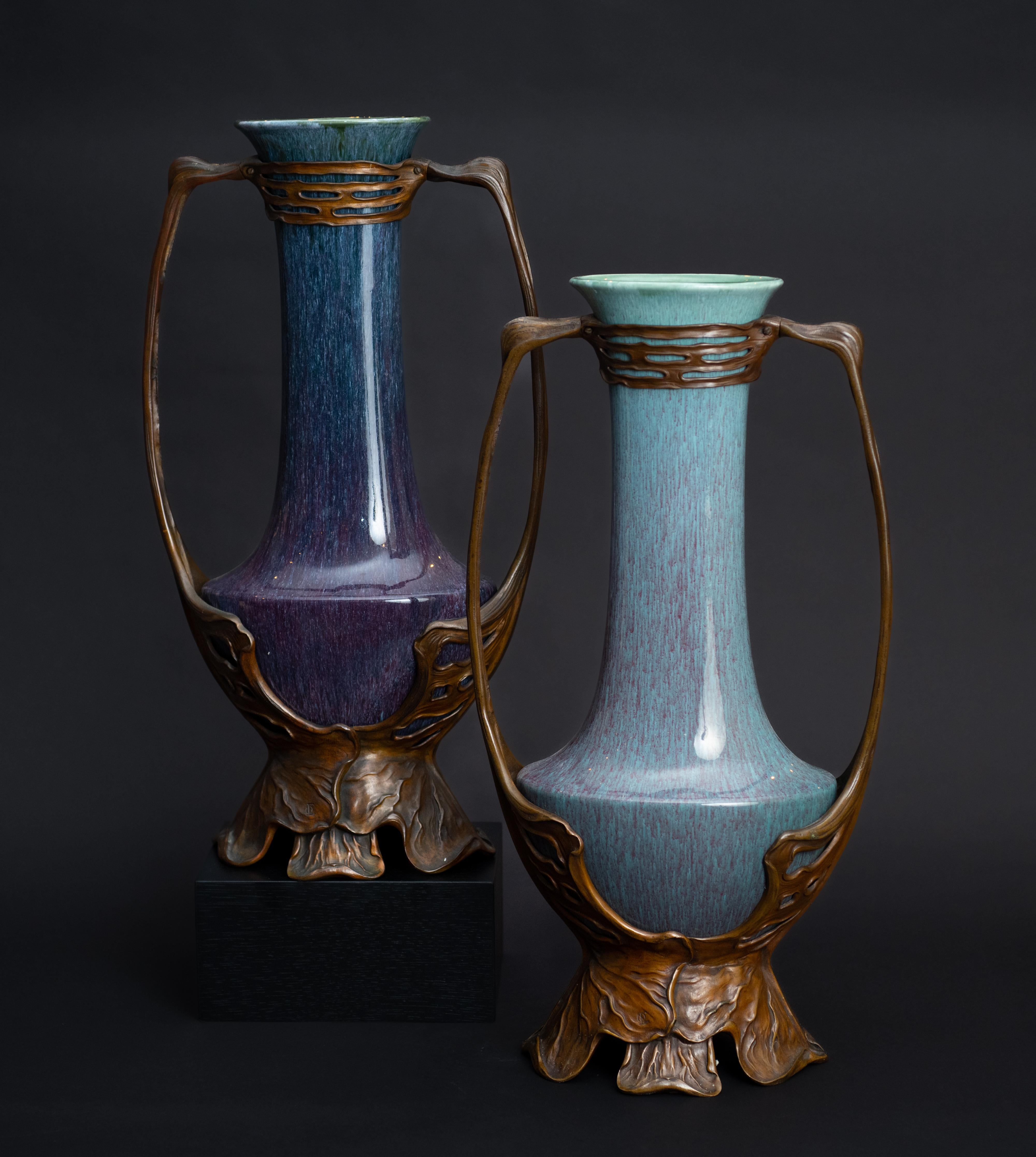 Otto Eckmann - Waterlily Vase by Otto Eckmann, Jugendstil Vase For Sale ...