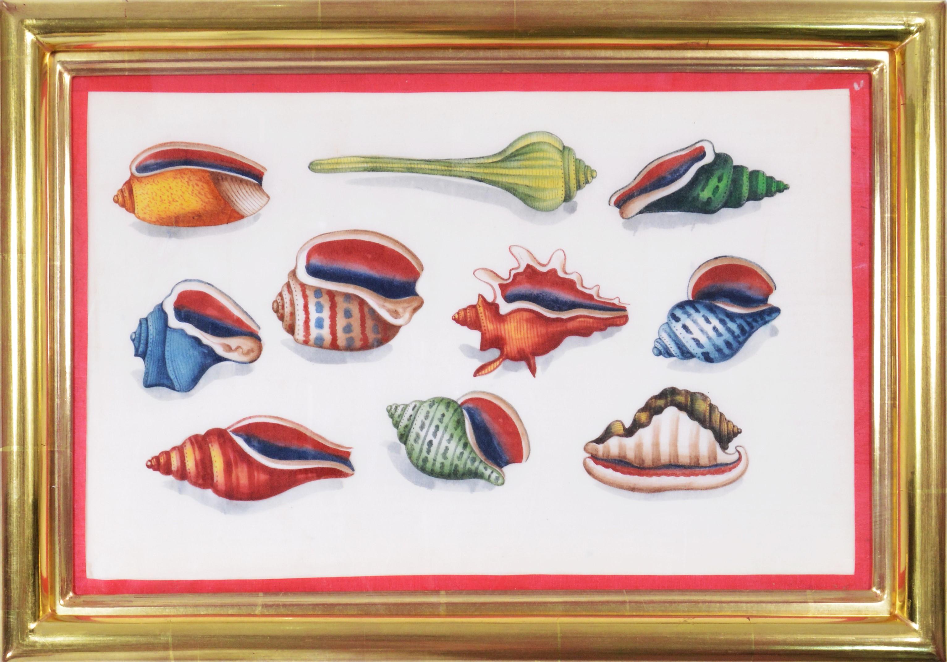 Unknown - Chinese Export Watercolours on Pith Paper, set of twelve ...