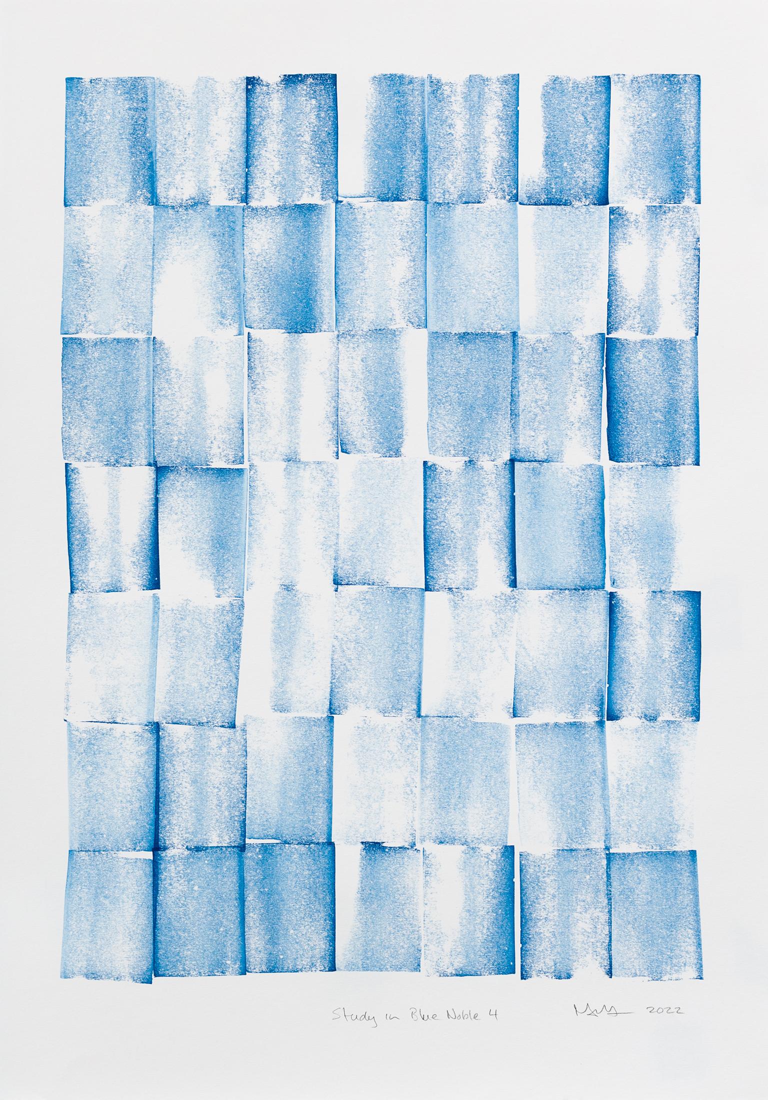 Nadia Myre - Study in Blue Noble 2 For Sale at 1stDibs