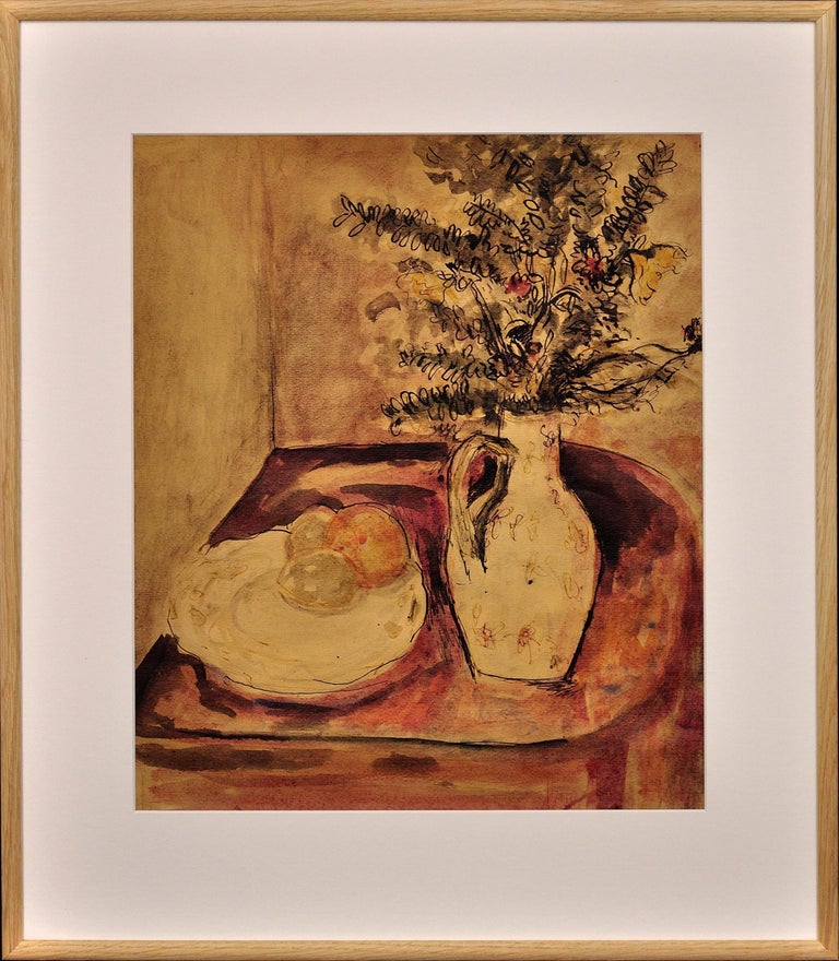 James Tower - Wartime Still Life Watercolor by Important British ...