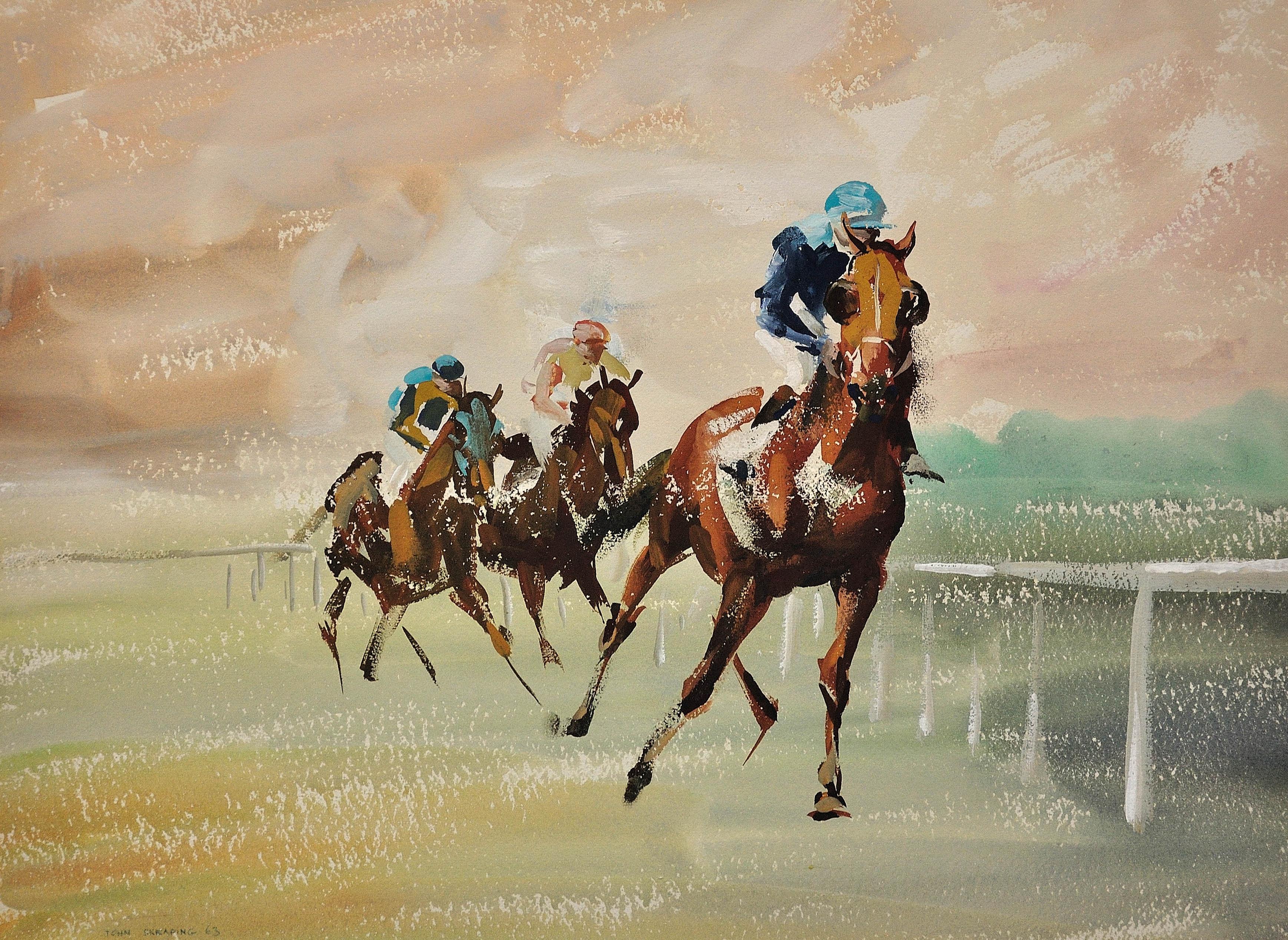 John Rattenbury Skeaping - A Three Horse Race. 1963. Mid-20th Century ...