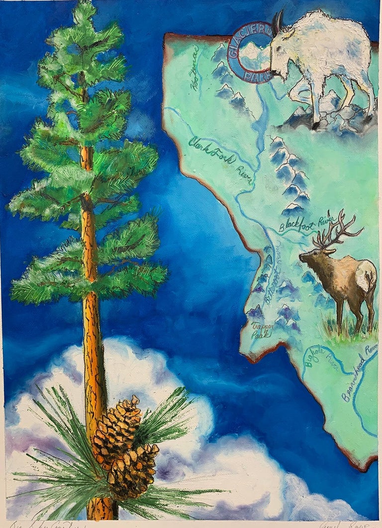 Jennifer Lowe - Big Sky Country (triptych) For Sale at 1stDibs