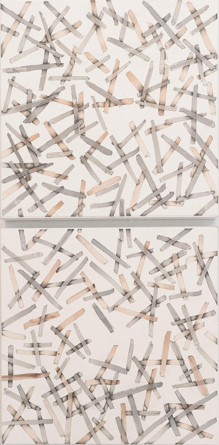 Susan Greer Emmerson - "All Fall Down", acrylic and ink painting ...