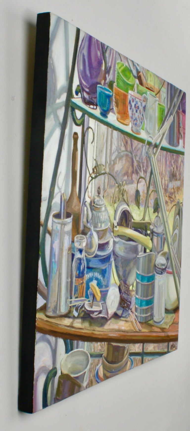 Jill Pottle - "Illuminated Kitchenware", oil painting, still life ...