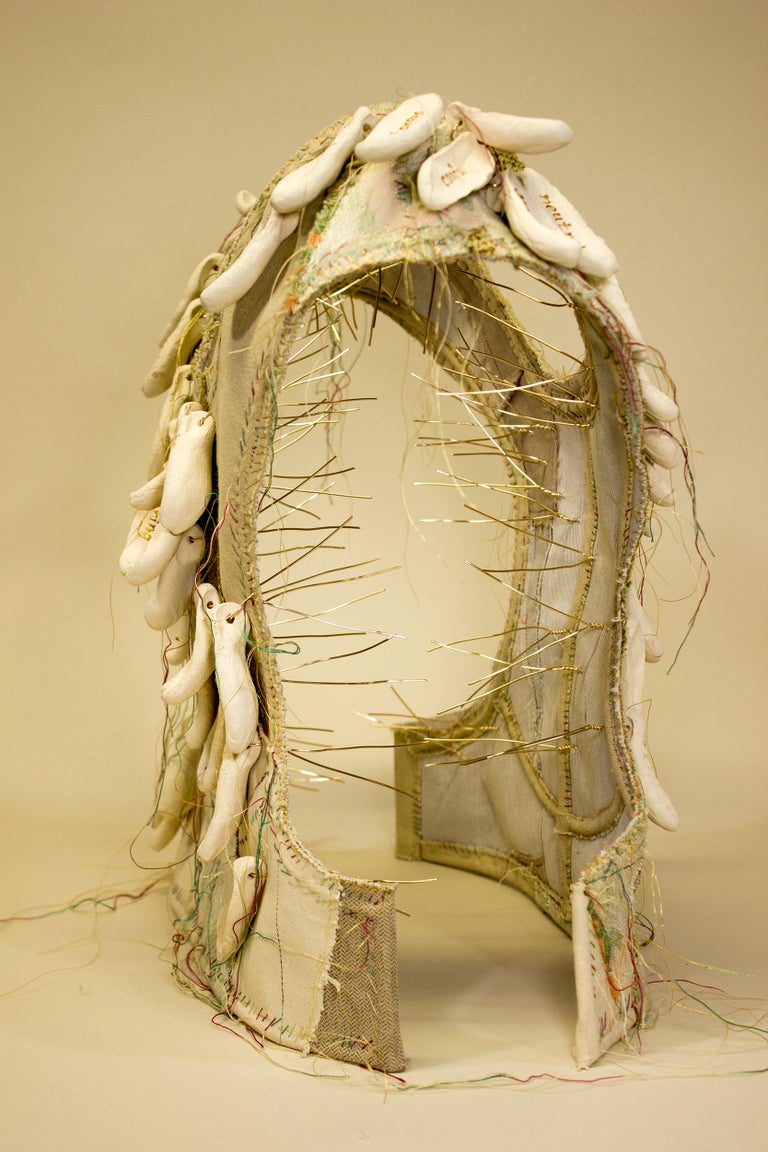 Virginia Mahoney - "Noncommittal", mixed media, sculpture, ceramic ...